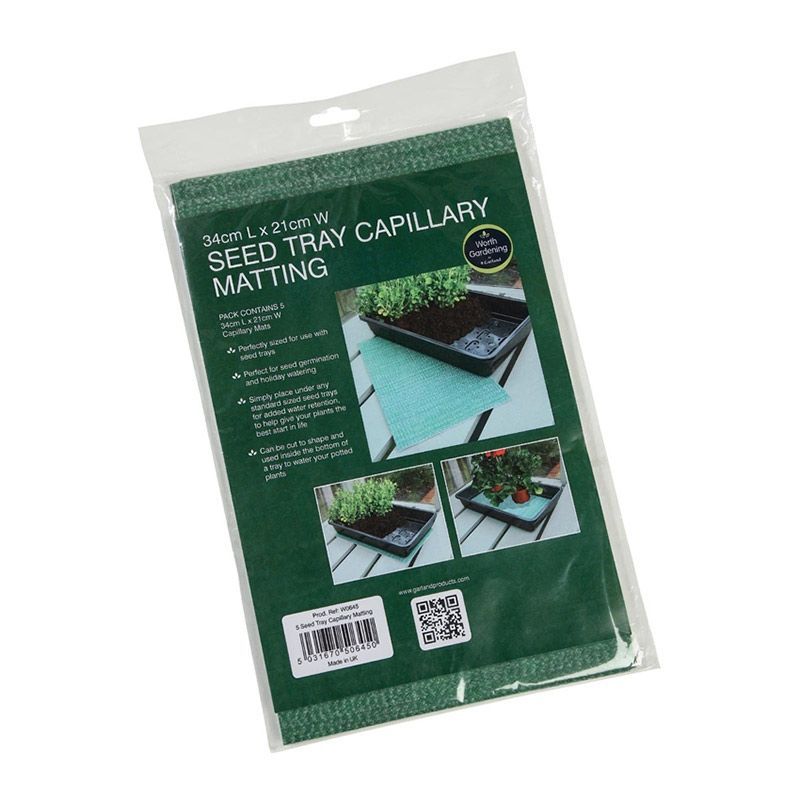 Garland Seed Tray Capillary Matting 34cm (Pack of 5) - Growing ...