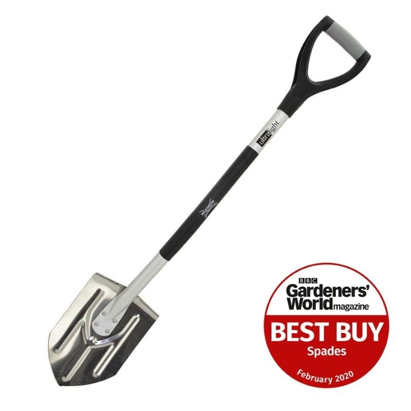 Wilkinson Sword Ultralight Stainless Steel Digging Spade - Cultivation ...