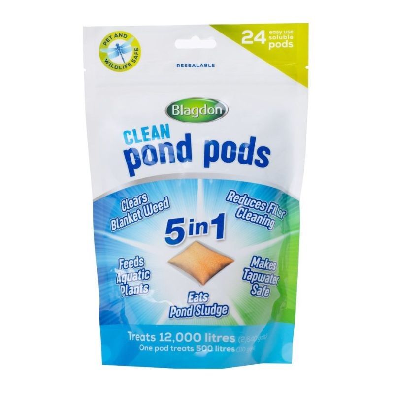 Blagdon Clean Pond Pods (24 Pouch) - Pond Treatments - Arboretum Garden ...