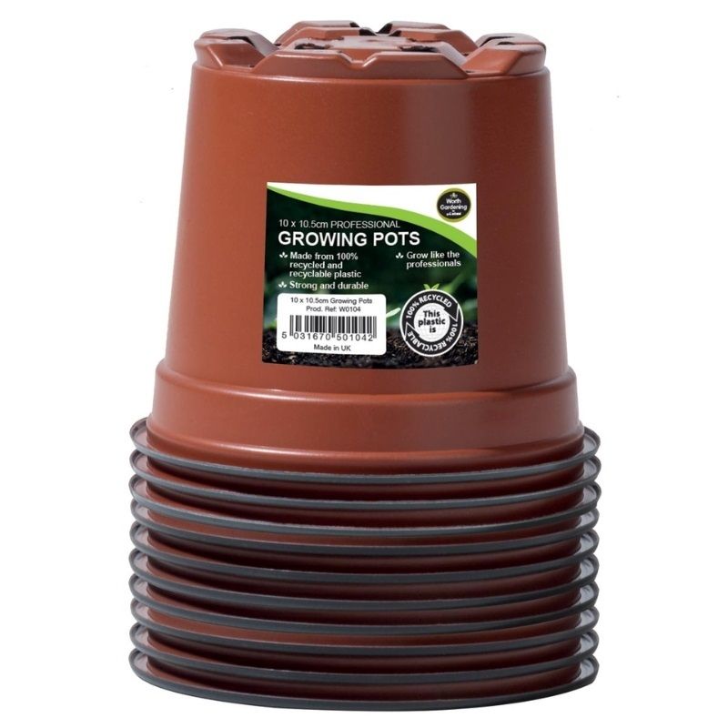 Garland Professional Growing Pots 10.5cm (10 Pots) - Growing ...