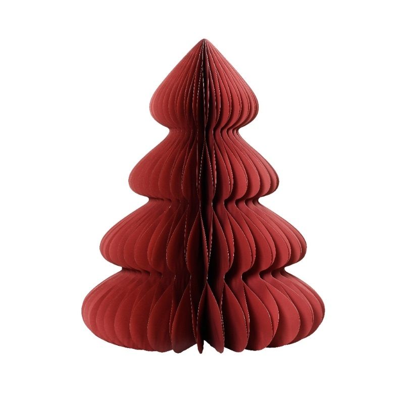 Fold Out Paper Tree 60cm - Red - Christmas Ornaments - Arboretum Garden ...