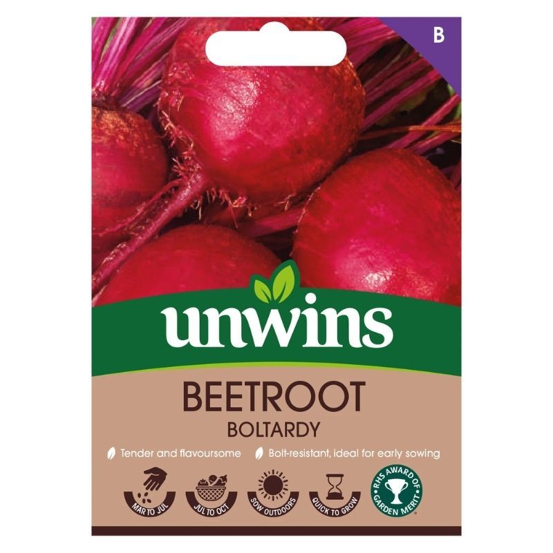 Unwins Beetroot Boltardy - Vegetable Seeds - Arboretum Garden Centre