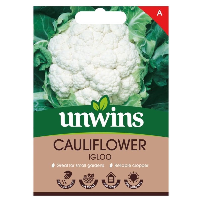 Unwins Cauliflower Igloo - Vegetable Seeds - Arboretum Garden Centre
