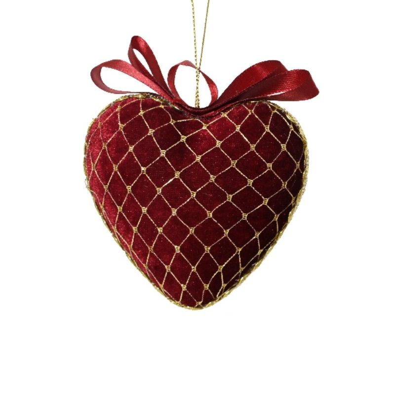 Velvet Hanging Ornament with Lace 8cm - [ERROR] 'category' record not ...