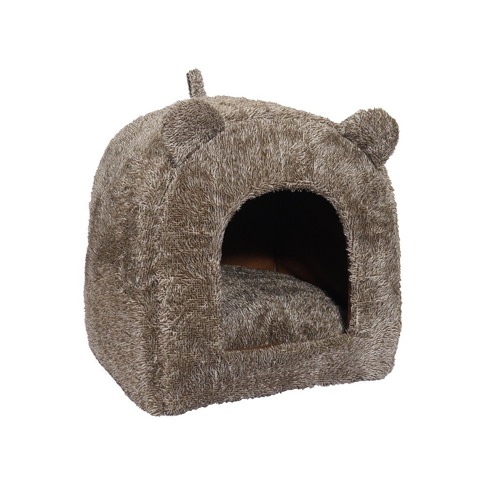 RW Brown Teddy Bear Cat Bed - Cat Beds - Farm & Pet Place