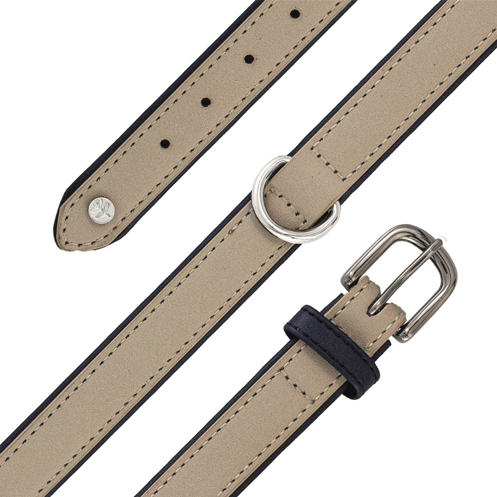 Sotnos Classic Tech Collar Beige Large - Leather Dog Collars - Farm ...