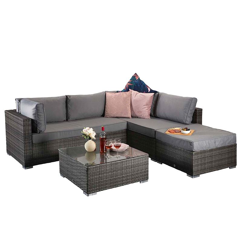 Savannah Corner Sofa Grey - Hollybush