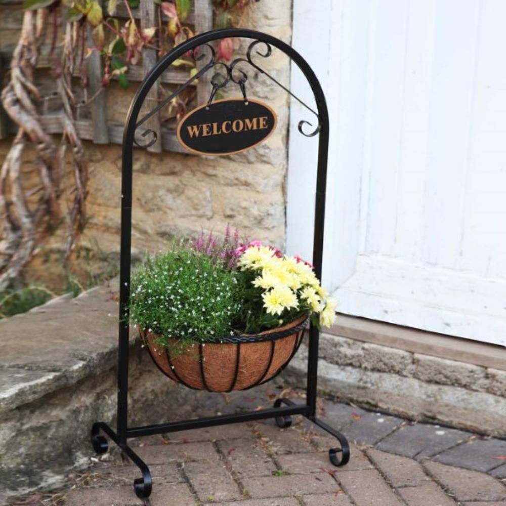 14" Saxon Welcome Planter - Hanging Baskets - Polhill Garden Centre
