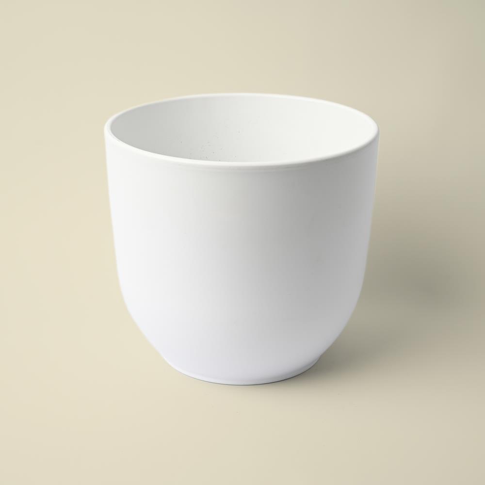 Siena Pot Round Matt White 14cm - Indoor Ceramic Pots - Polhill Garden ...
