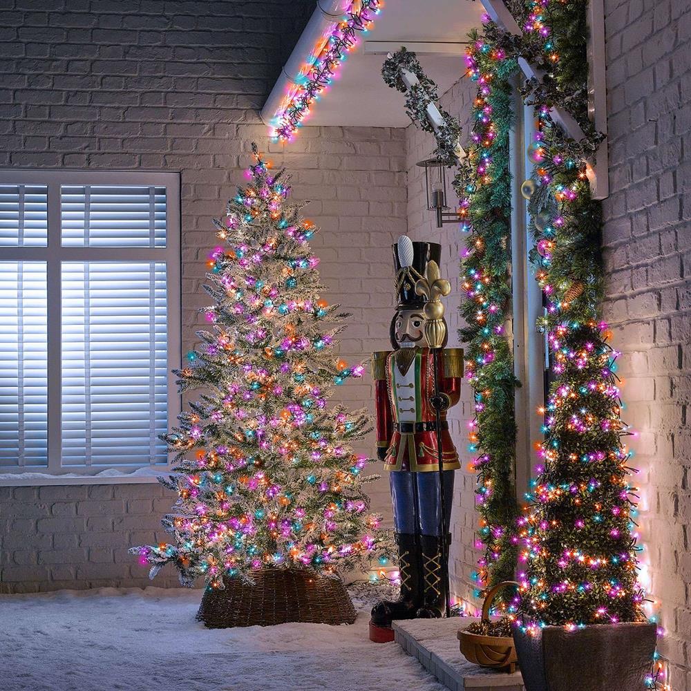 Rainbow christmas lights store