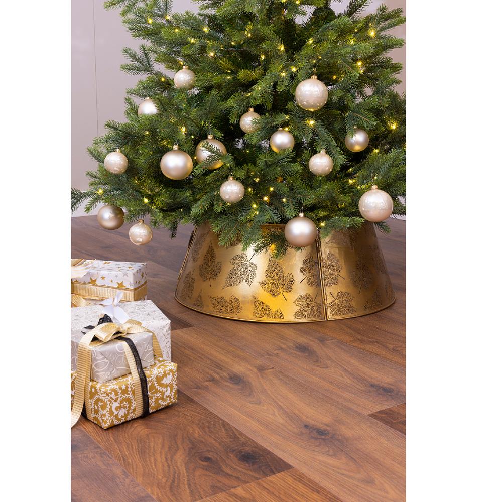 Tree Skirt (Gold) - Christmas Tree Skirts - Polhill Garden Centre